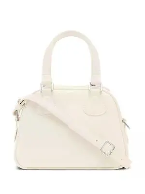 COURREGES Mini Leather Bowling Bag