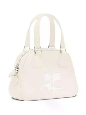 COURREGES Mini Leather Bowling Bag