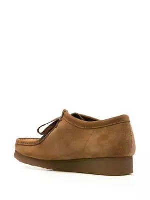 Clarks Wallabee Derby Shoes - Brown