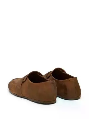 Marsèll Leather Loafers With Strap Detailing - Brown