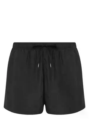 Moschino Logo-print Swim Shorts - Black