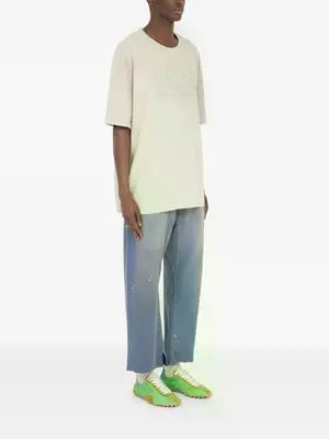 MAISON MARGIELA Logo-print T-shirt - Neutrals