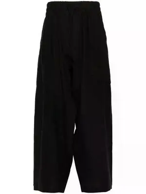 JAN JAN VAN ESSCHE Drop Crotch Wide Leg Trousers