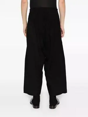 JAN JAN VAN ESSCHE Drop Crotch Wide Leg Trousers