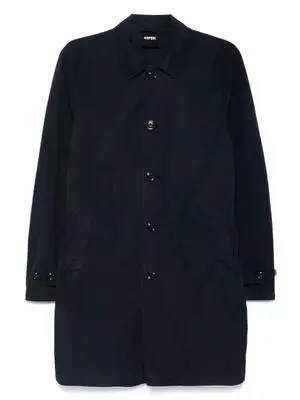 Aspesi Single-breasted Raincoat - Blue
