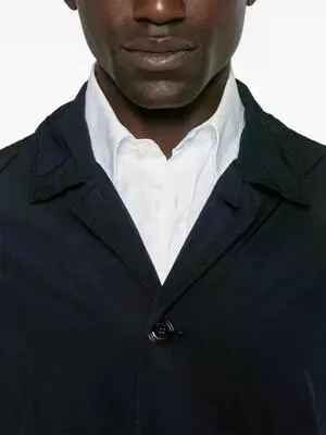 Aspesi Single-breasted Raincoat - Blue