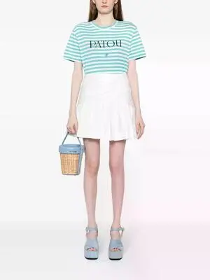 PATOU Striped Logo-print T-shirt