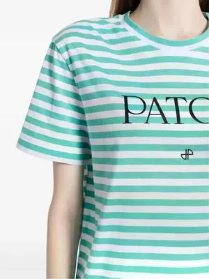 PATOU Striped Logo-print T-shirt