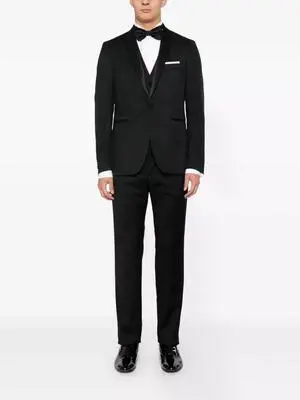 Tagliatore Virigin Wool Dinner Suit - Black