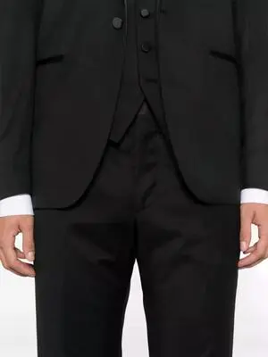 Tagliatore Virigin Wool Dinner Suit - Black
