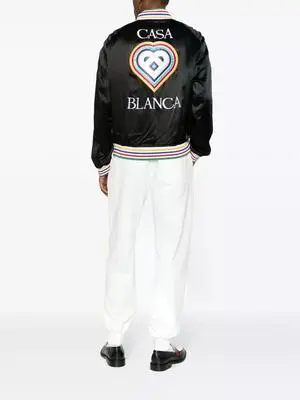 Casablanca Souvenir Logo-patch Bomber Jacket