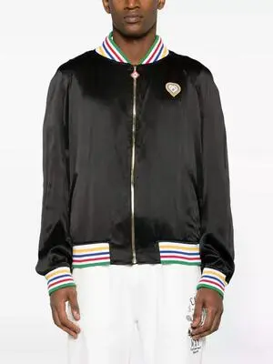 Casablanca Souvenir Logo-patch Bomber Jacket