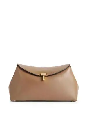 TOTEME T-lock Clutch Bag - Brown