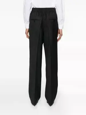 Isabel Marant Étoile Liska Plaid Wool Trousers