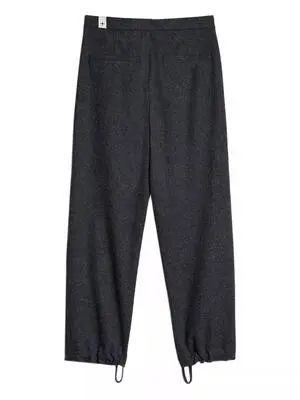 JIL SANDER Wool Flannel Tailored Trousers