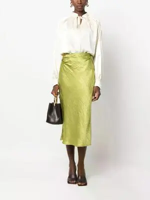 Max Mara Tie-fastening Silk Blouse