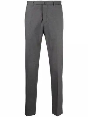 Incotex Mid-rise Slim-fit Chinos - Grey