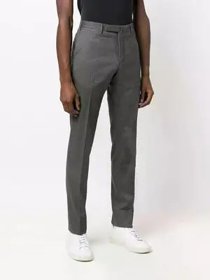 Incotex Mid-rise Slim-fit Chinos - Grey