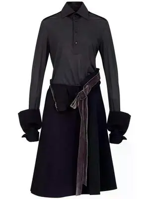 MAISON MARGIELA Panelled Midi Dress