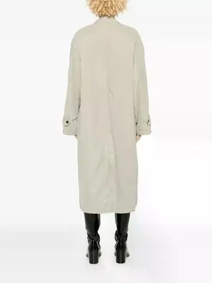 MAISON MARGIELA Four-stitch Logo Trench Coat