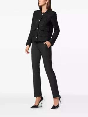 Philipp Plein Tweed Jacket - Black