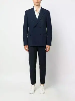 PT TORINO Check-print Tapered Trousers