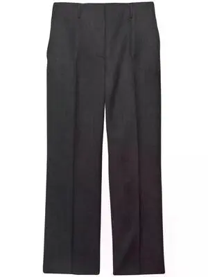 Prada Gabardine-weave Trousers - Grey