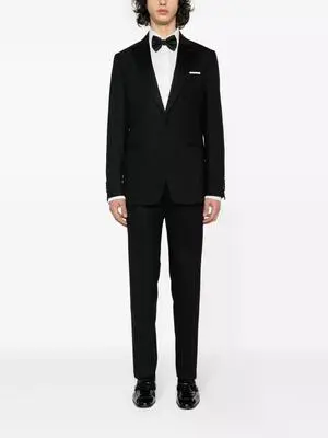 LARDINI Single-breasted Crepe Suit