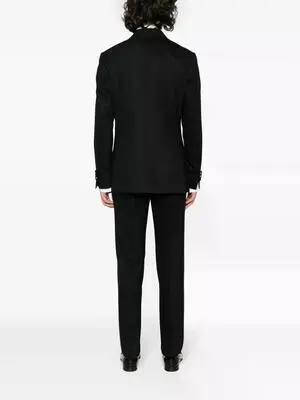 LARDINI Single-breasted Crepe Suit
