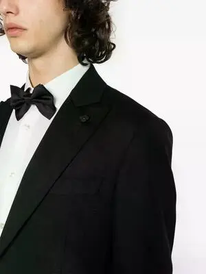 LARDINI Single-breasted Crepe Suit