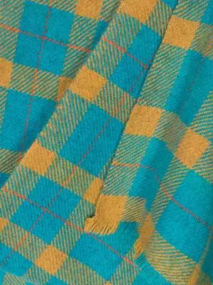 Altea Checked Knitted Scarf