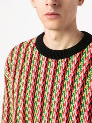LANVIN Chevron-motif Jumper