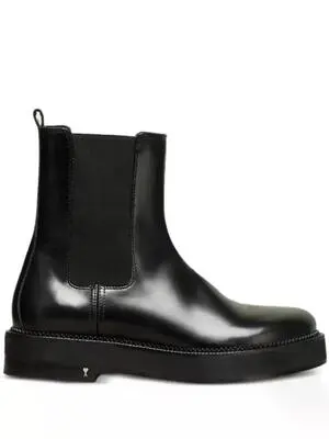 AMI Paris Leather Chelsea Boots