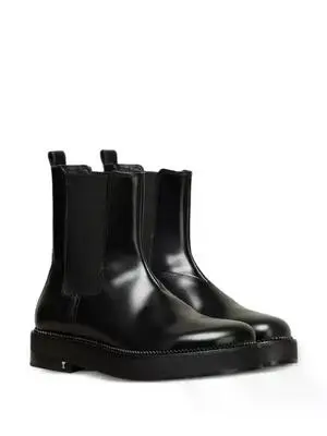 AMI Paris Leather Chelsea Boots