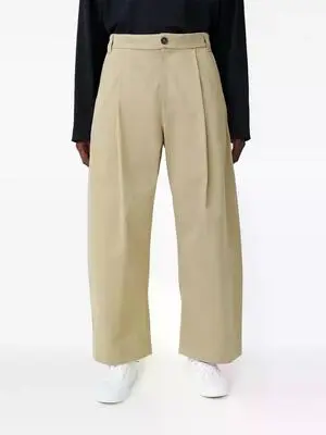 Studio Nicholson Sorte Wide-leg Trousers - Neutrals