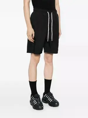 GROUND ZERO Logo-print Drawstring-waist Shorts