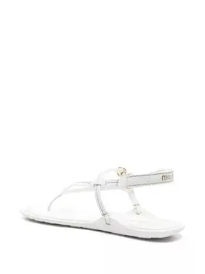 Miu Miu Flat Thong Sandals