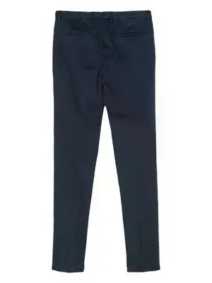 Incotex Twill Tapered-leg Trousers - Blue