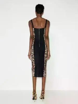 Dolce & Gabbana Leopard-print Midi Dress