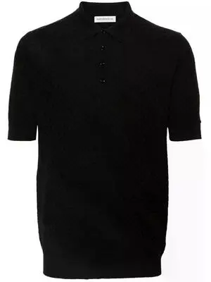 GOES BOTANICAL Interlock Merino Wool Polo Shirt