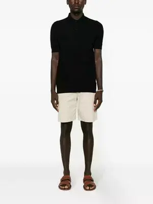 GOES BOTANICAL Interlock Merino Wool Polo Shirt