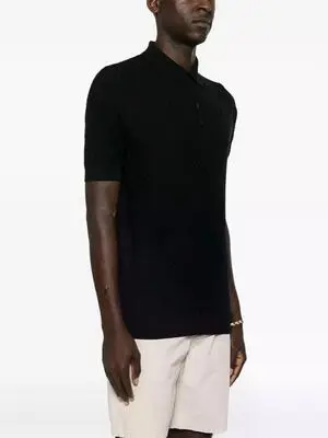 GOES BOTANICAL Interlock Merino Wool Polo Shirt