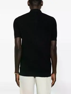 GOES BOTANICAL Interlock Merino Wool Polo Shirt