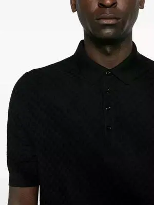 GOES BOTANICAL Interlock Merino Wool Polo Shirt