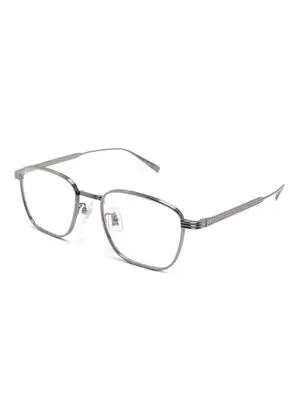 Dunhill Square-frame Glasses - Silver