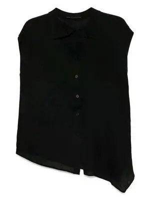 FORME D'EXPRESSION Linen Sleeveless Shirt