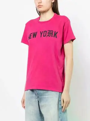 R13 Text-print Cotton T-shirt