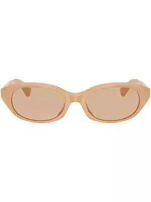 Burberry Rectangle Frame Sunglasses - Neutrals