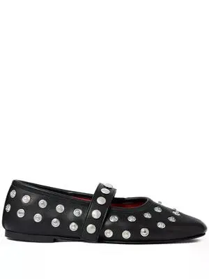 Stella McCartney Studded Mary Jane Ballet Flats - Black