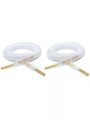 GOLDEN GOOSE Laces Kit - White